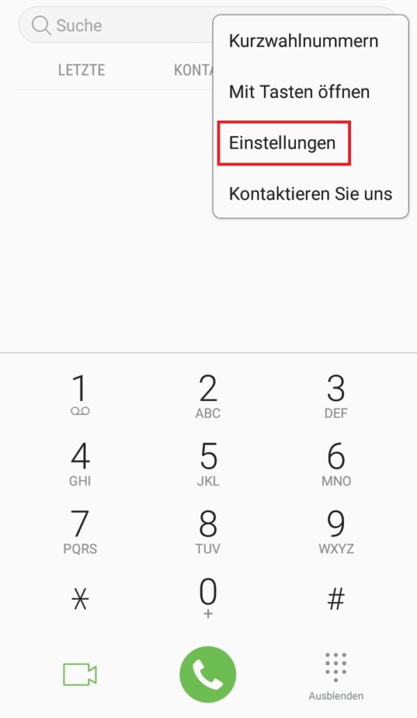 Rufnummer unterdrücken / ausblenden Samsung – Electron